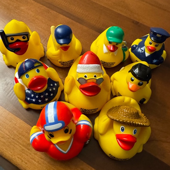 Toys | Set Of Rubber Ducks With Costumes 9 Duckies | Poshmark